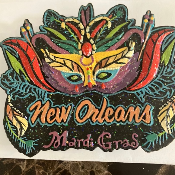Accents | New Orleans Mardi Gras Magnet | Poshmark